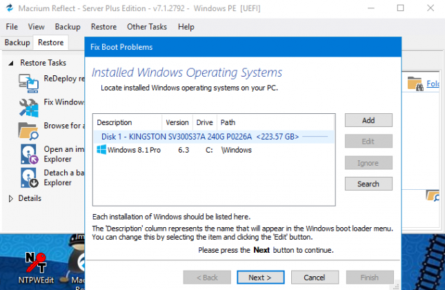 Macrium Reflect sửa Lỗi BCD, Winload.Exe, Winload.Efi, Recovery - Chia ...